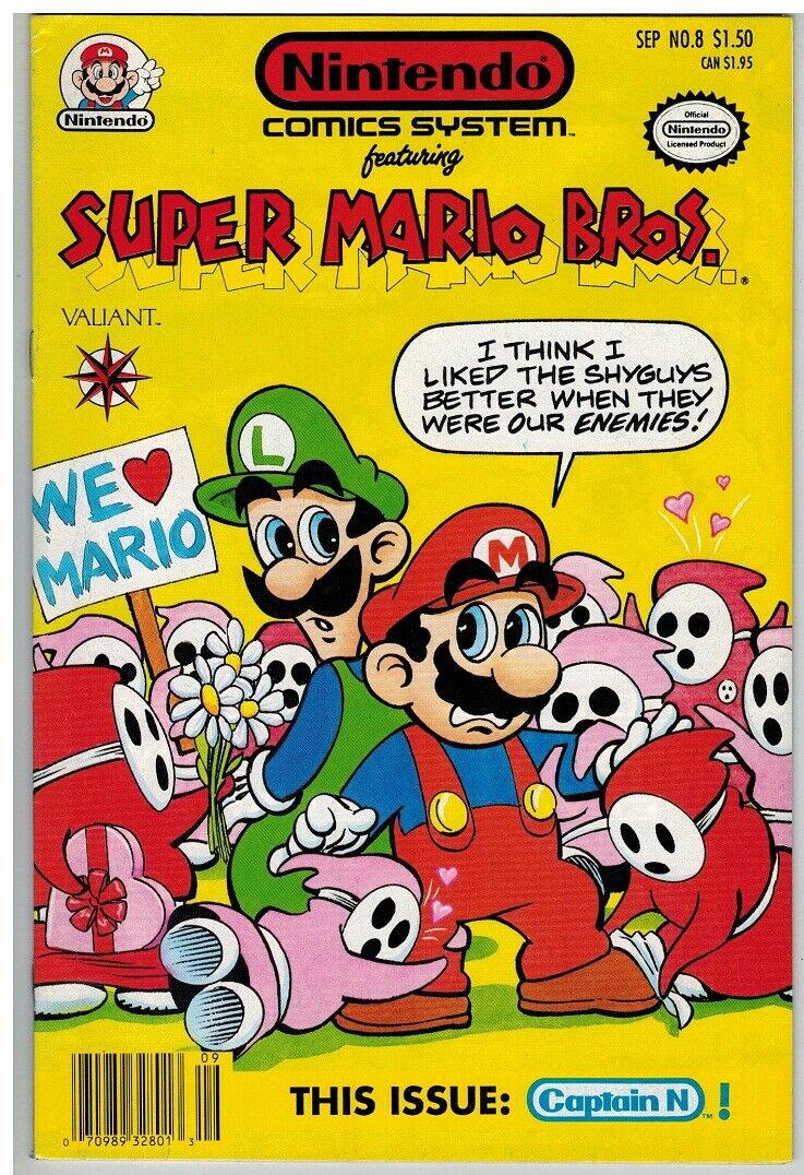 Nintendo Comics System (1991Vl) 8 F-Vf Mario Bros | Comic Books ...