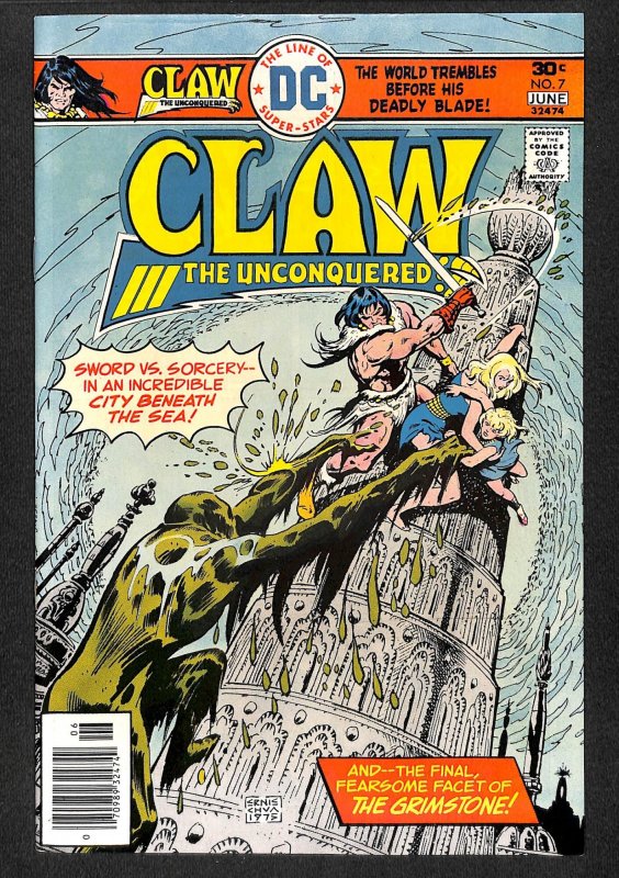 Claw the Unconquered #7 (1976) | Comic Books - Bronze Age, DC Comics ...