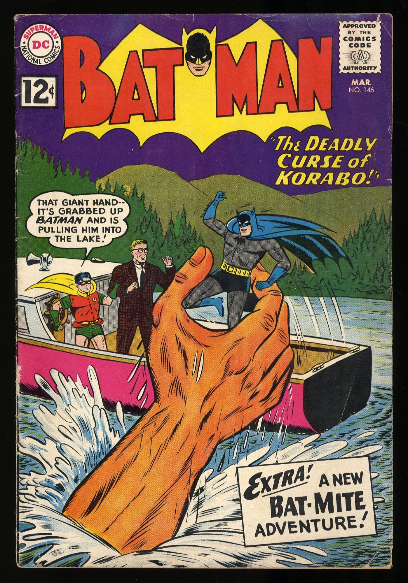 Batman #146 VG 4.0 "Batman and Robin's Magical Powers" Moldoff Cover ...