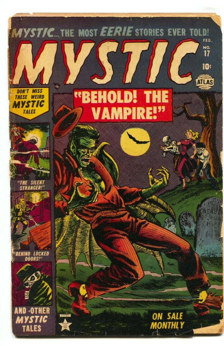 Mystic #17 1953-atlas-vampire-Bill Everett-Pre-Code horror ...