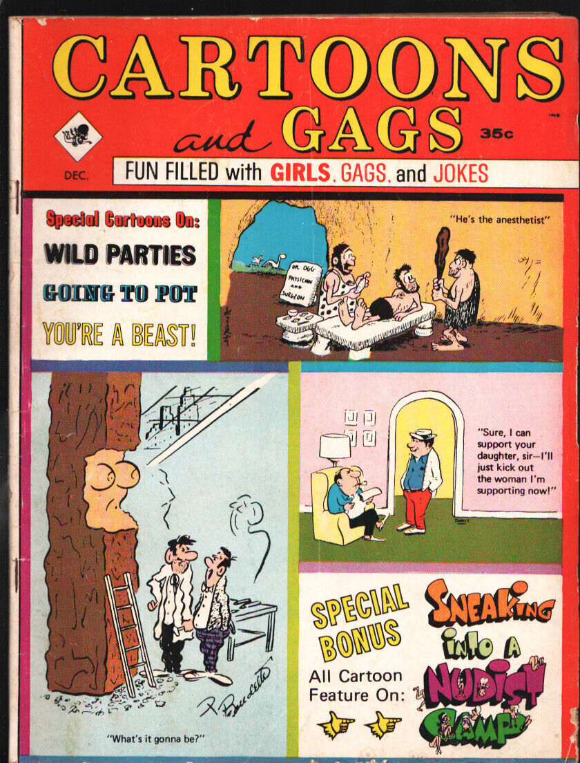 Cartoons and Gags 12/1968-Jokes-gags-artoons by Bill Wenzel-Art Lutner ...