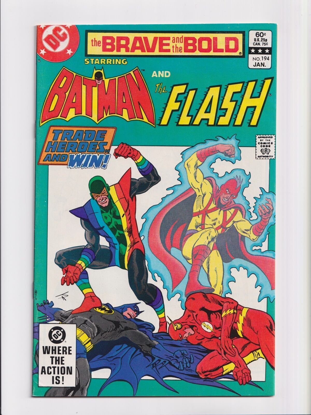 Brave and the Bold #194 Batman and The Flash 1983 Vintage DC Comic Book ...