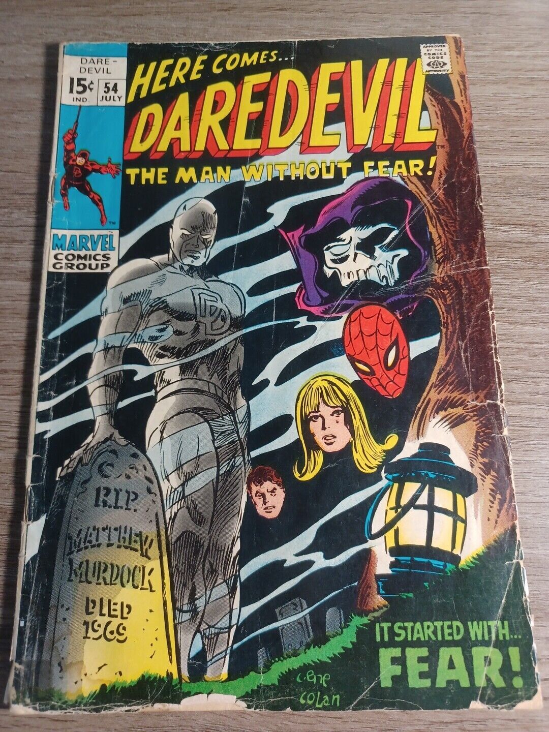Daredevil #54 VG- 1st Mr. Fear Marvel Comics c219 | Comic Books ...