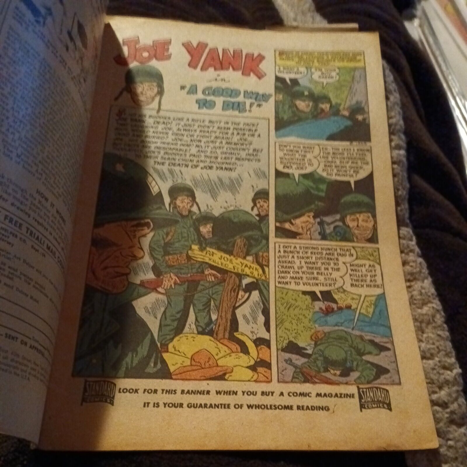 VINTAGE COMIC BOOK Joe Yank #10 standard comics 1953 golden age Alex ...