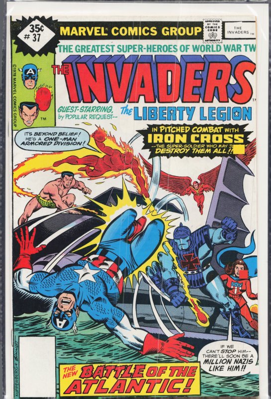 The Invaders #37 (1979) The Invaders | Comic Books - Bronze Age, Marvel, Superhero / HipComic
