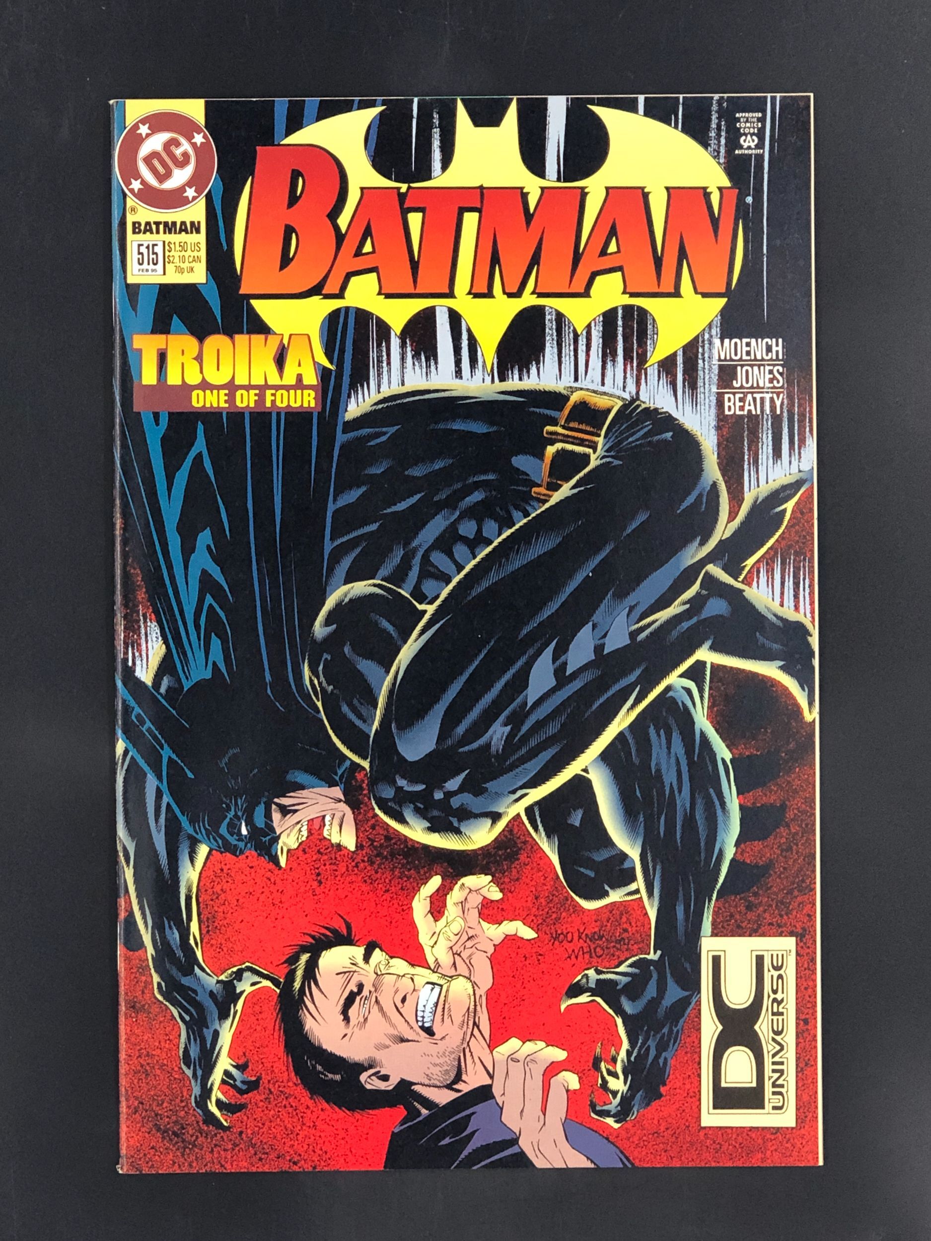 Batman #515 DC Logo Cover (1995) | Comic Books - Modern Age, DC Comics ...