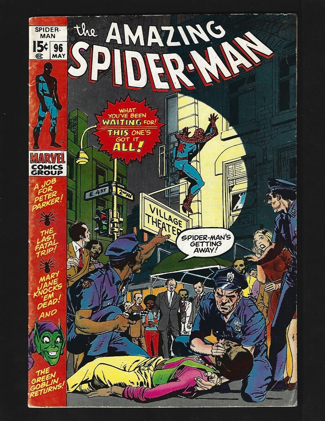 Amazing Spider-Man #96 FN Kane Romita Green Goblin No Code Approval ...
