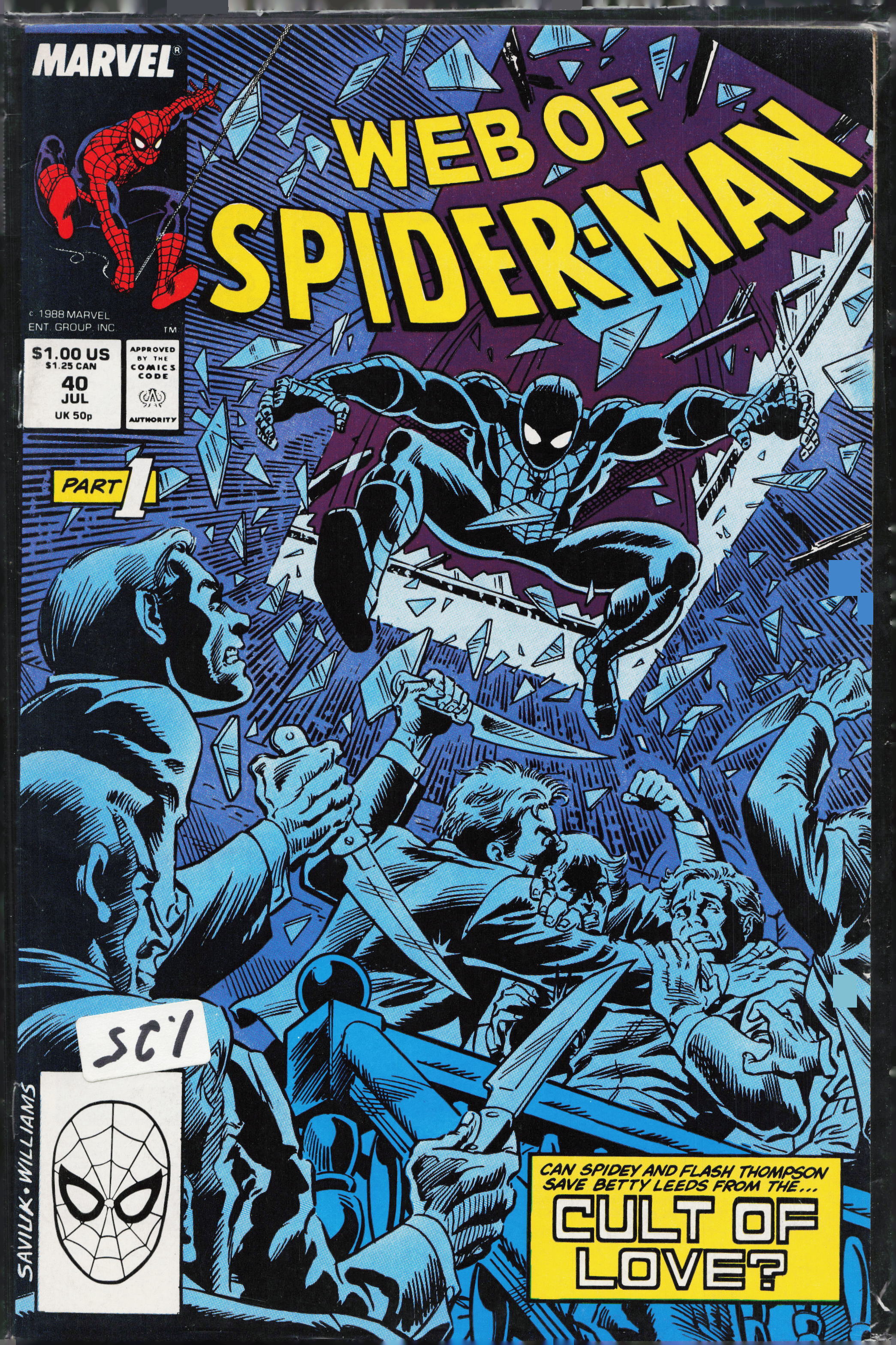 Web of Spider-Man #40 (1988) Spider-Man | Comic Books - Copper Age ...