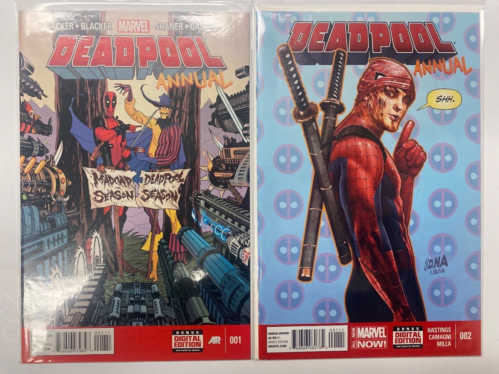 4 Marvel Comics Deadpool #23 24 Deadpool Annual #1 2 111 KM2 | Comic ...