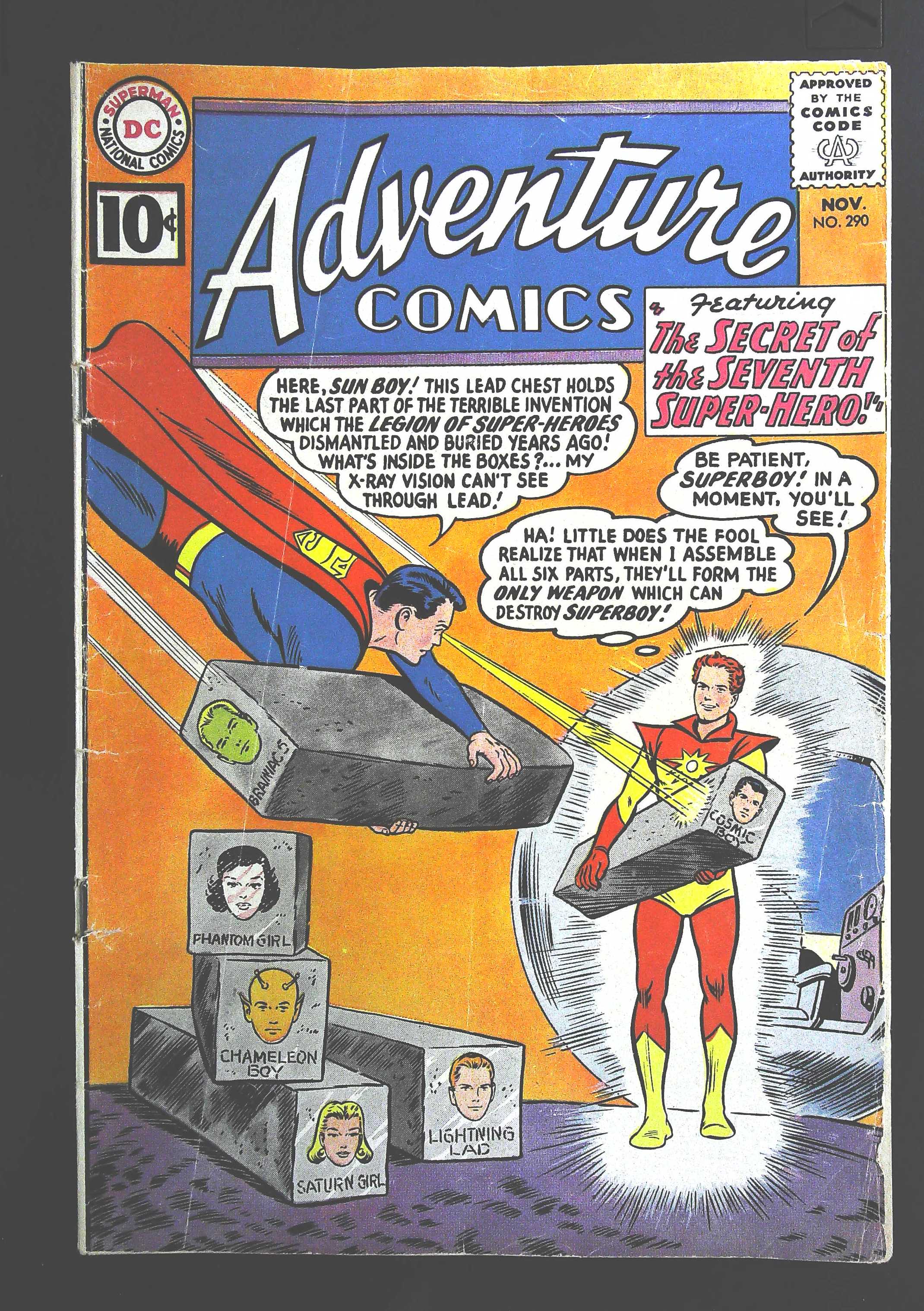 Adventure Comics (1938 series) #290, Good+ (Actual scan) | Comic Books ...
