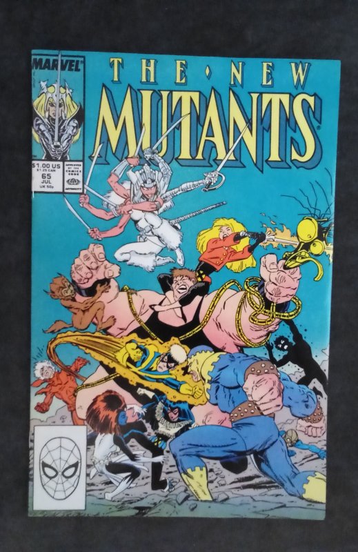 The New Mutants #65 (1988) | Comic Books - Modern Age, Marvel / HipComic