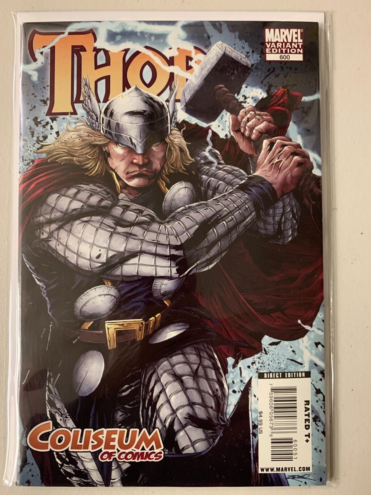 Thor #600 Coliseum of Comics 3rd Series Marvel Variant Edition 8.0 VF ...