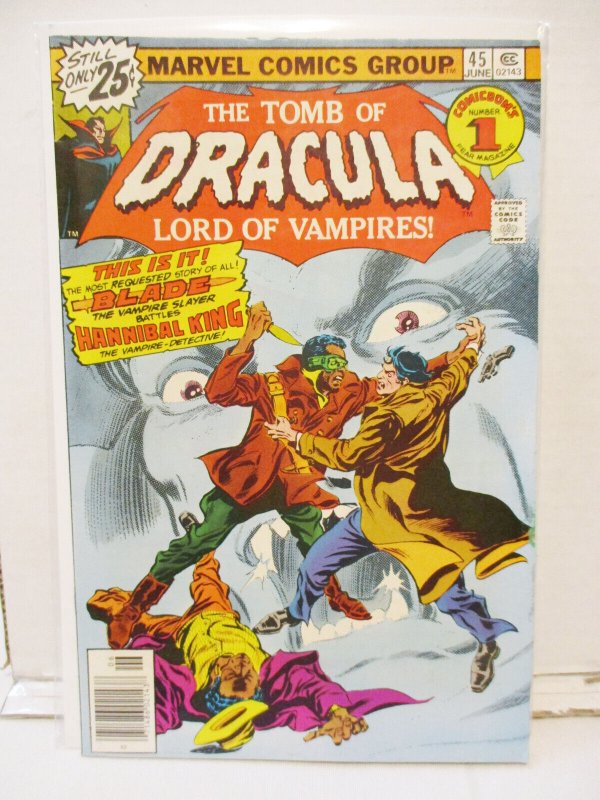 Tomb of Dracula #45 1st Deacon Frost / MVS intact - Marvel Comics 1976 ...