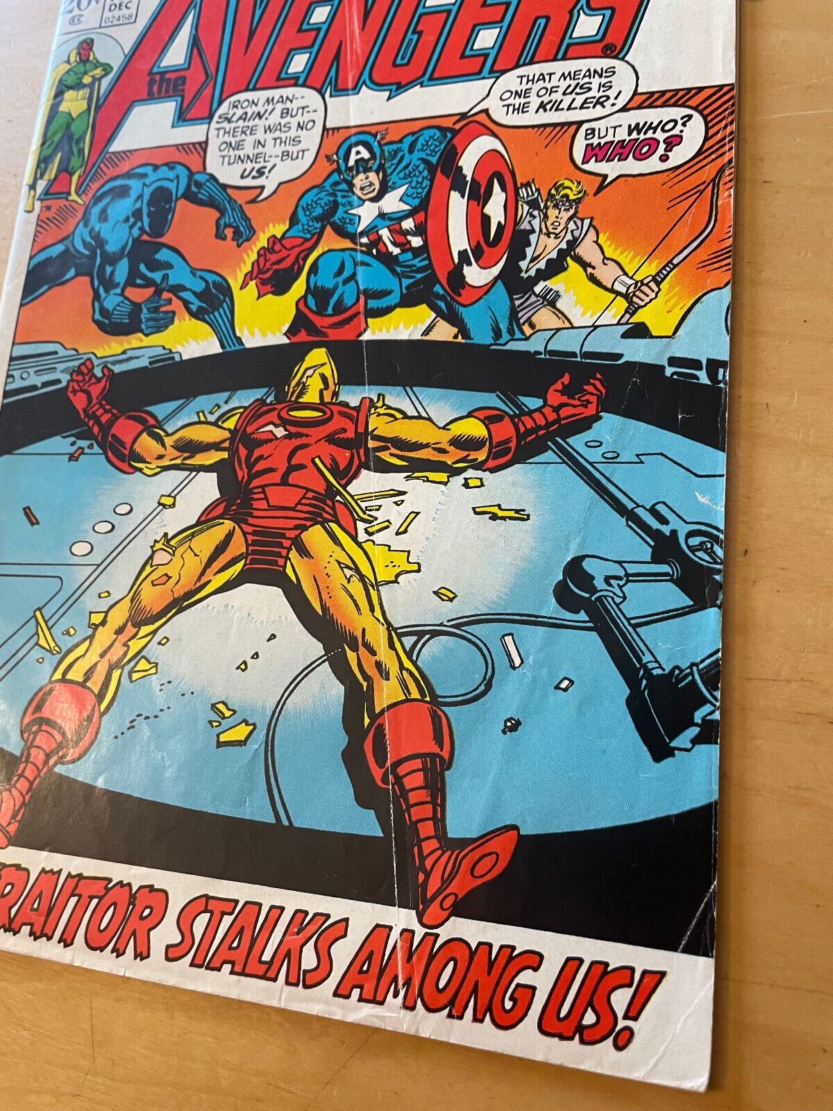 Avengers 106 2nd App Space Phantom 1972 Grim Reaper Cameo Search ...