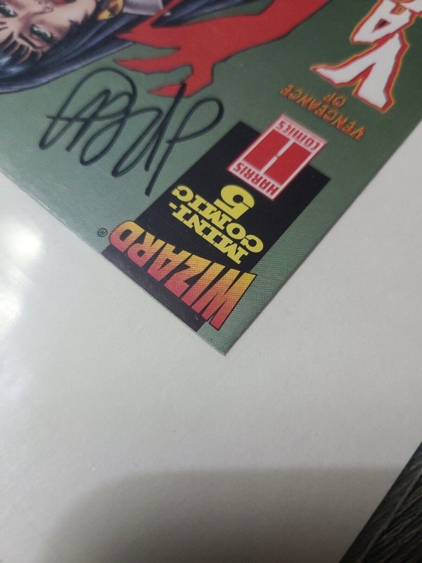 Signed 1996 Mini-Comic #5 VENGEANCE OF VAMPIRELLA supplement to Wizard ...