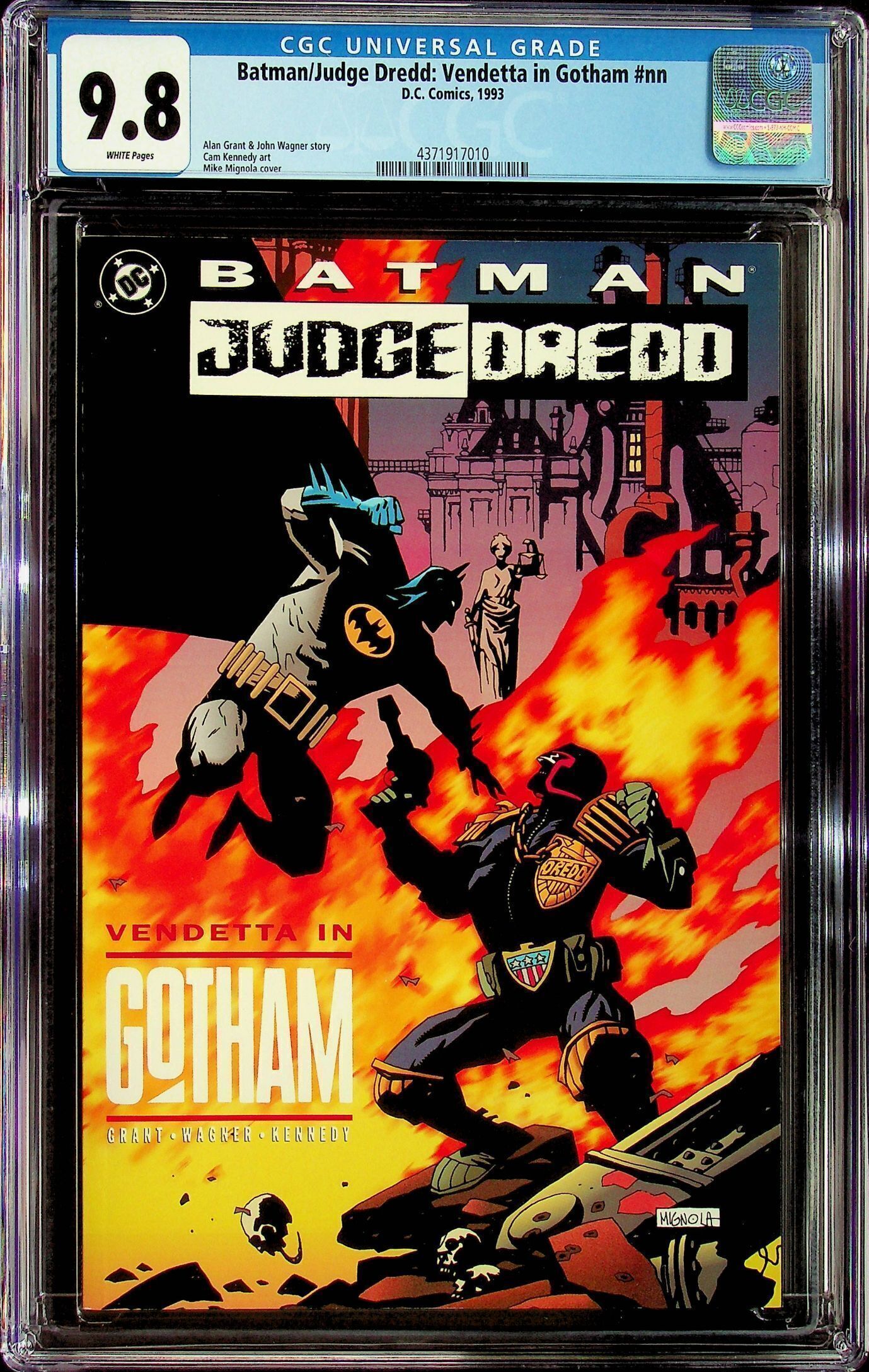 Batman/Judge Dredd: Vendetta in Gotham (1994) - CGC 9.8 - Cert ...
