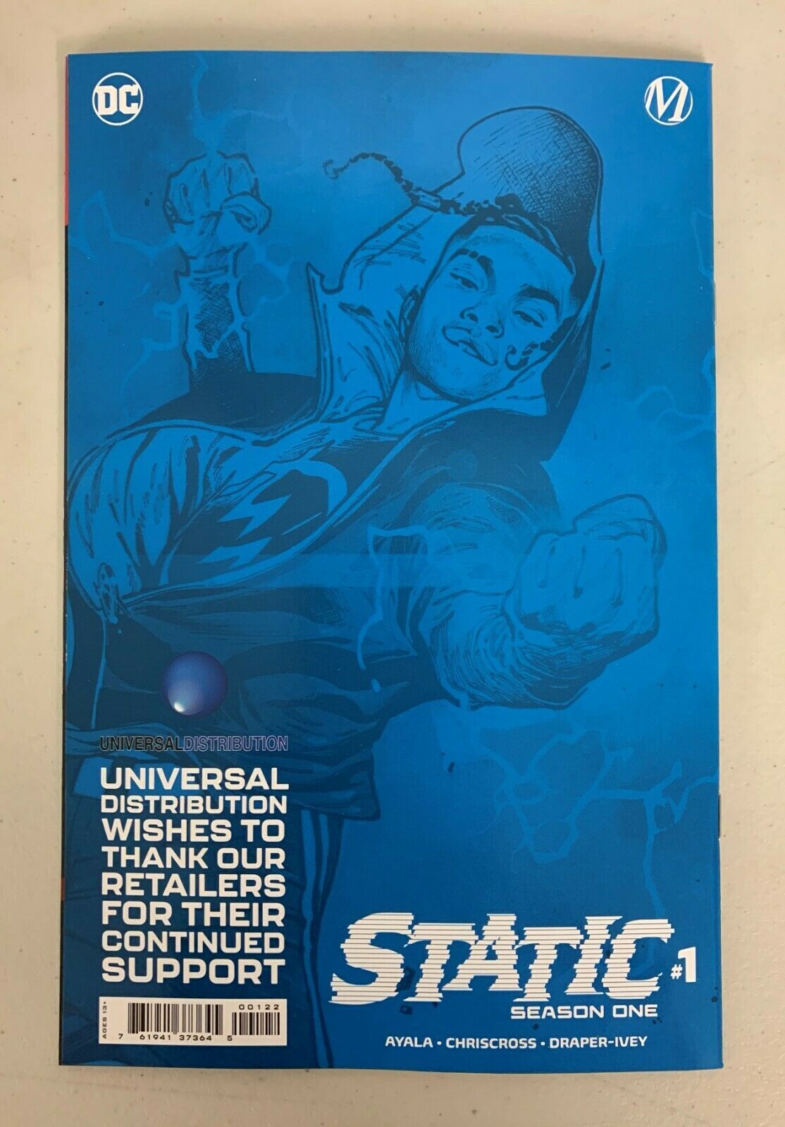 Static Season One #1 (DC 2021) Lunar Thank you Variant Oliver Coipel (9 ...