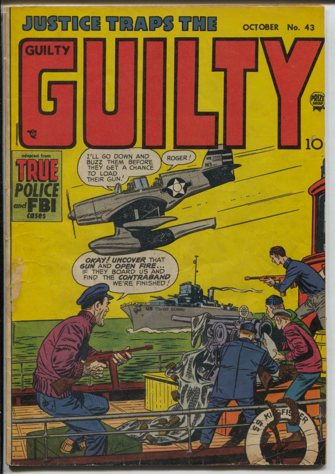 Justice Traps The Guilty #43 1952-Prize-pre-code-Mort Meskin art-VG ...