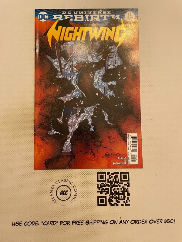 Nightwing # 13 NM Variant Cover DC Universe Rebirth Comic Book Batman ...