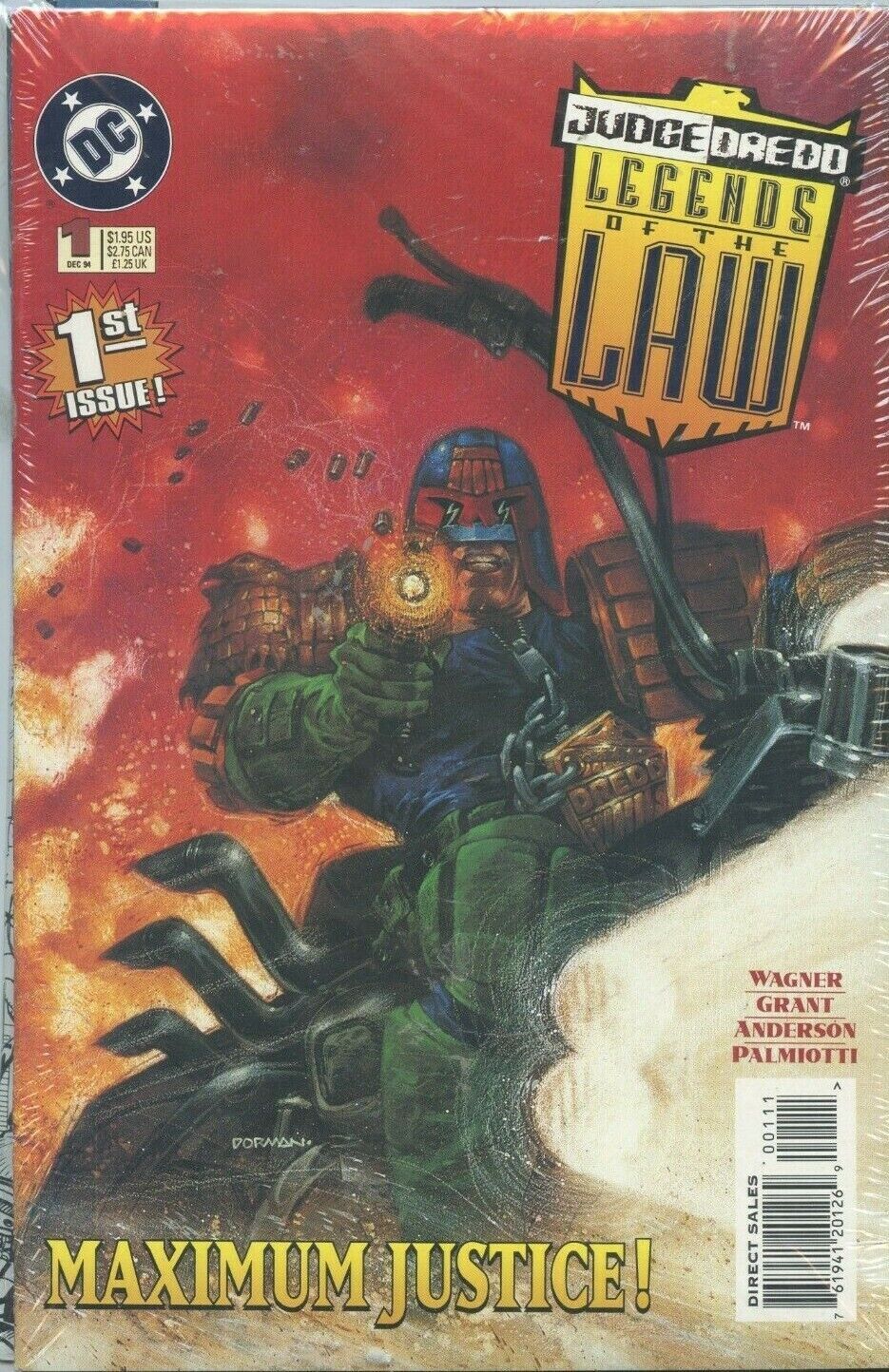 DC Comics Judge Dredd LOT Wagner Grant Priest Levins | Comic Books ...