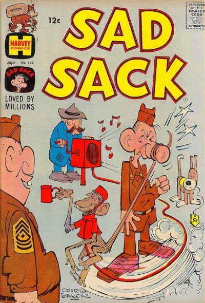 Sad Sack #142 FAIR ; Harvey | low grade comic June 1963 George Baker ...