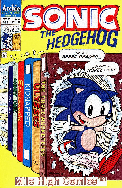 SONIC THE HEDGEHOG-THE SERIES (1993 Series) (ARCHIE) #7 Fine Comics ...