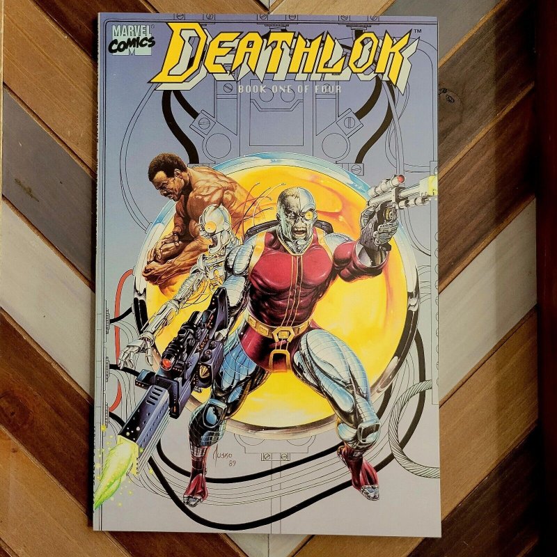 DEATHLOK: The Man In the Machine (Marvel 1990) NM, Books #1-4 Graphic ...