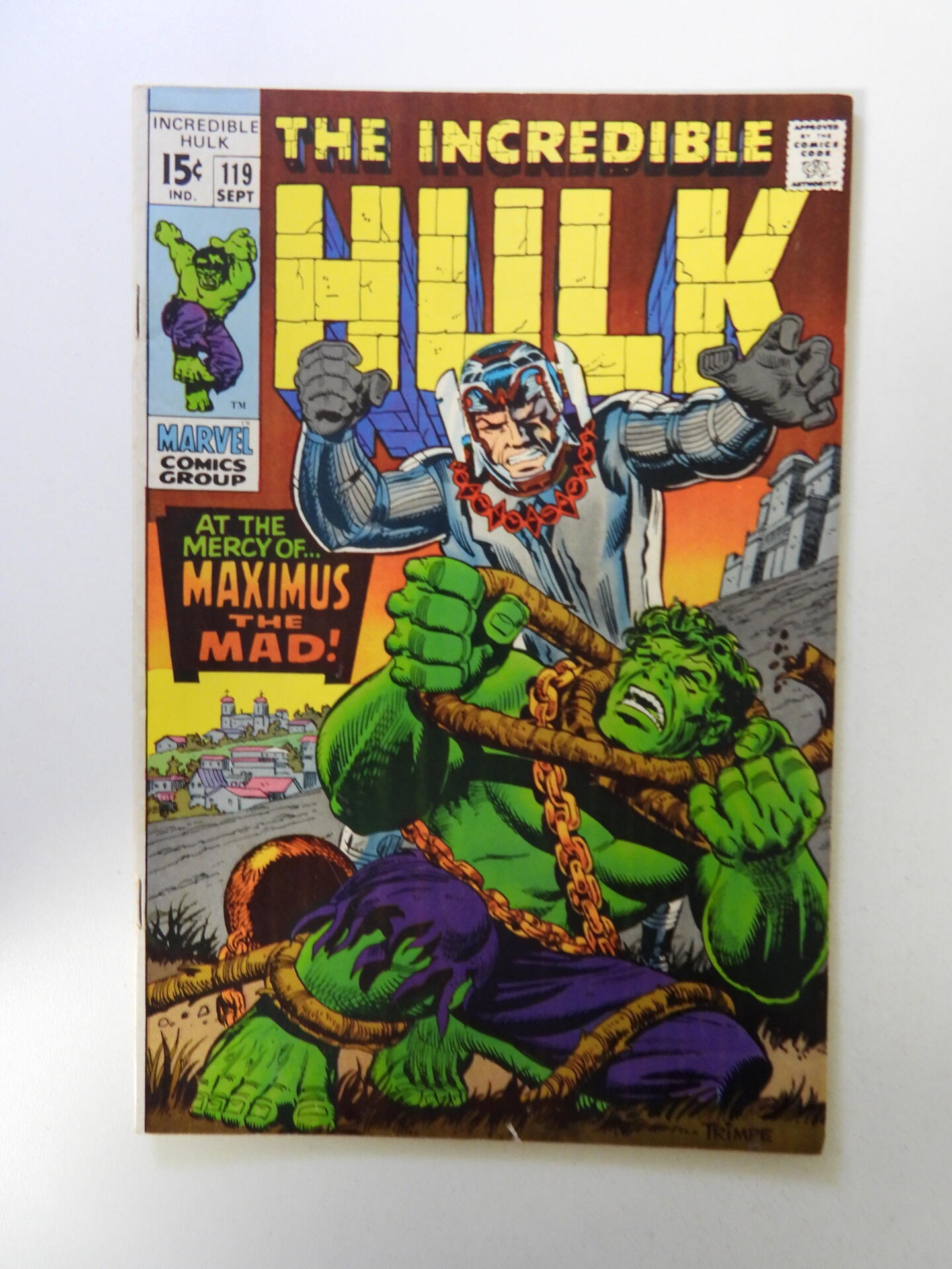 The Incredible Hulk #119 (1969) FN/VF condition | Comic Books - Silver ...
