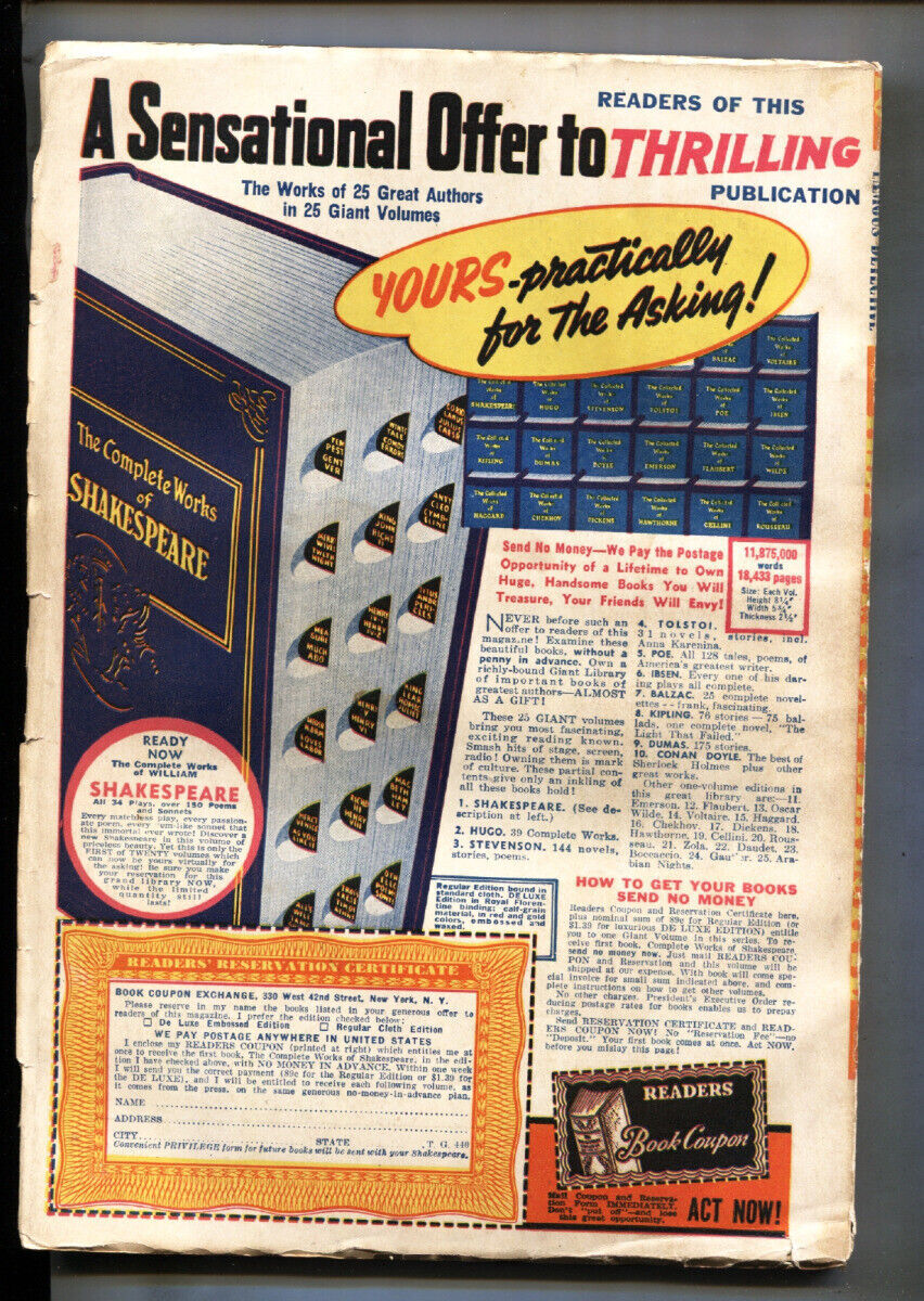 Phantom Detective-April 1940-Rudolph Belarski-The Daggers of Kali-Pulp ...