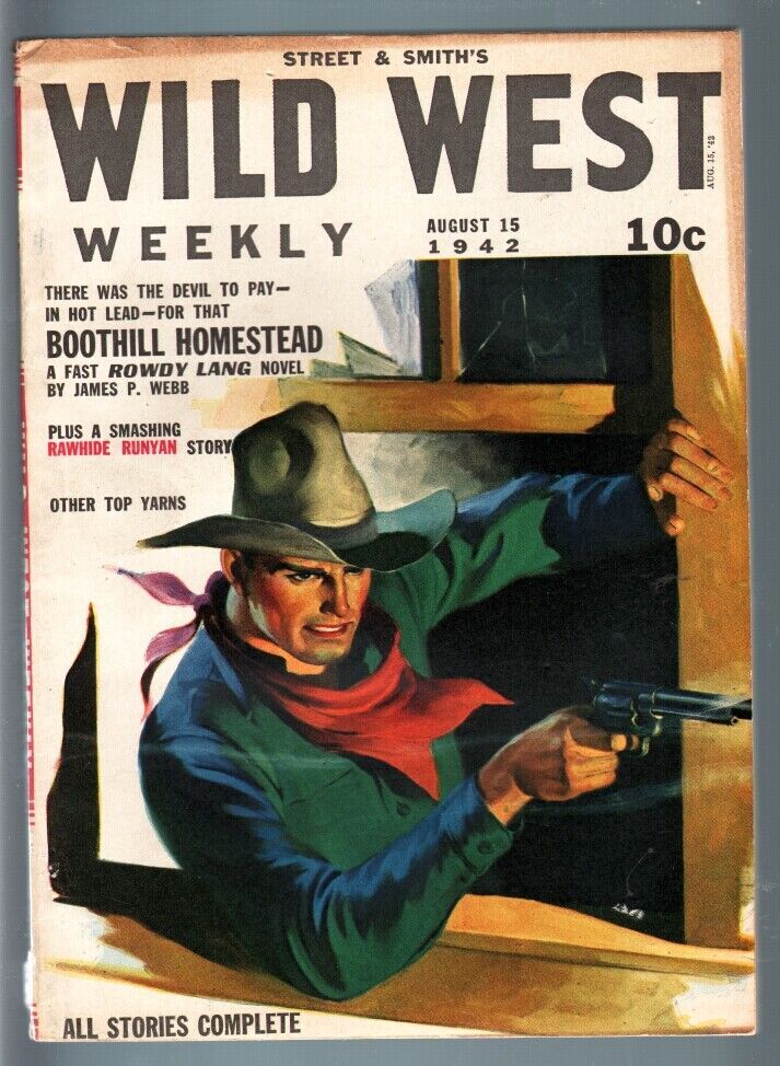Wild West Weekly--August 1942--Pulp Magazine--Street and Smith--FN/VF ...