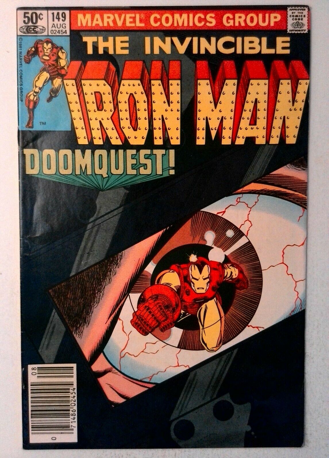 Iron Man #149 Marvel 1981 VF Bronze Age Comic Book Key Issue 'Doomquest ...