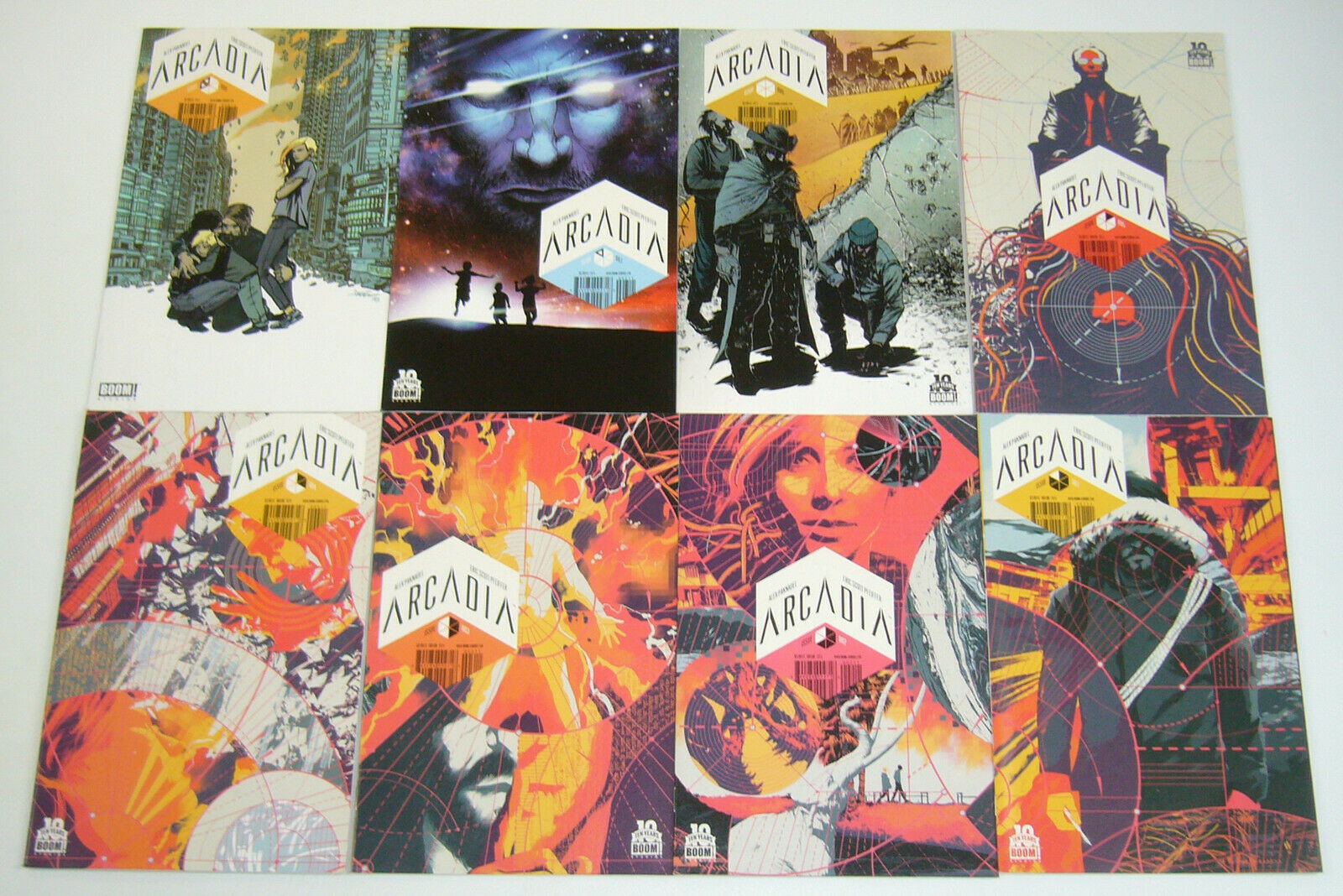 Arcadia #1-8 VF/NM complete series - humans are digitized to escape ...