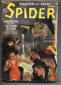 The Spider December 1935-Clawed menace-spicy cover-pulp magazine-Rare ...