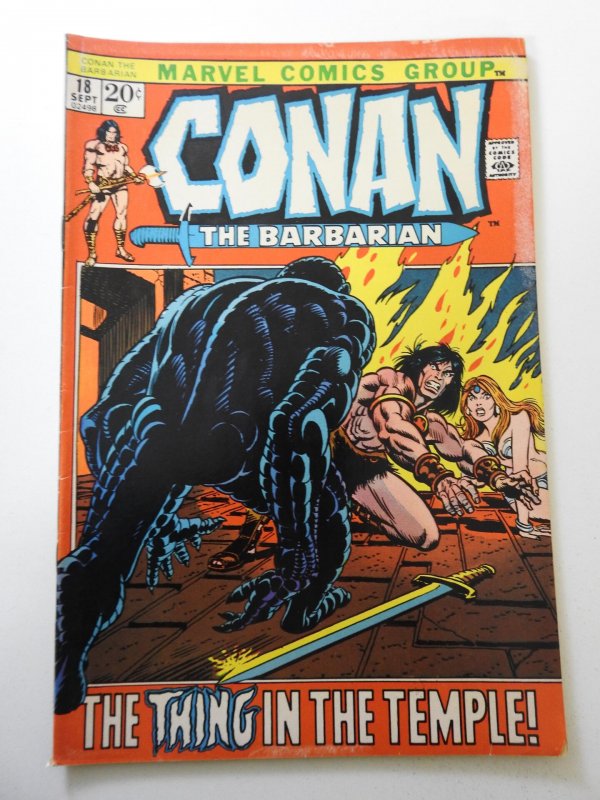Conan the Barbarian #18 (1972) VG Condition! Moisture stain, rust on ...