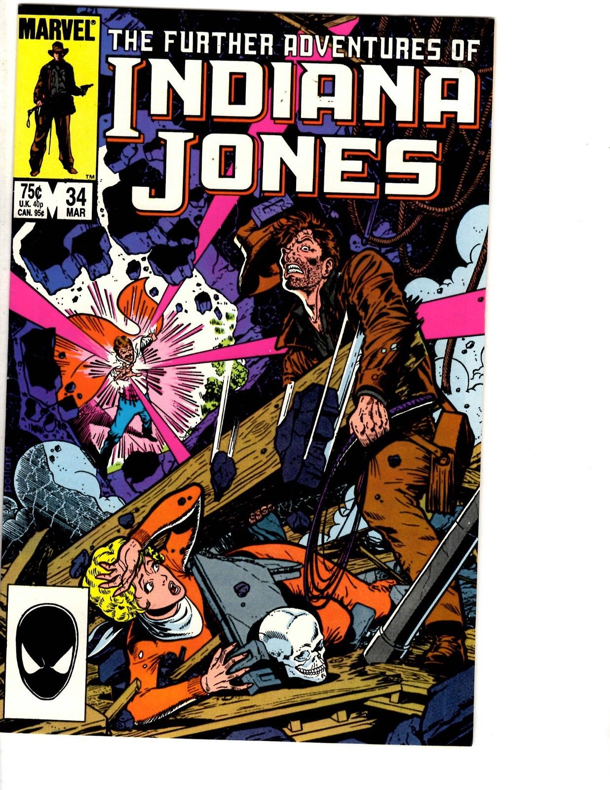 Lot Of 4 Indiana Jones Marvel Comic Books # 31 32 33 34 Movie Series ...