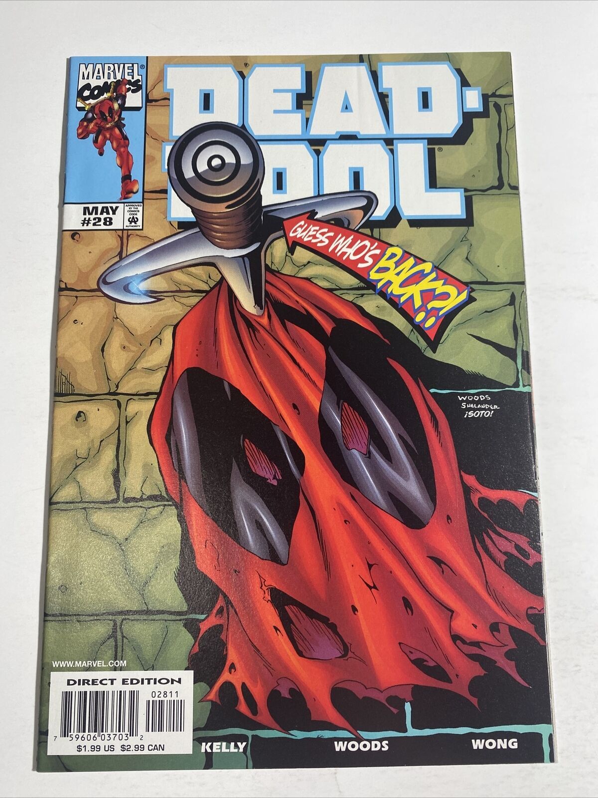 DEADPOOL 28 Joe Kelly Walter Mcdaniel Marvel Comics 1997 Liefeld X ...