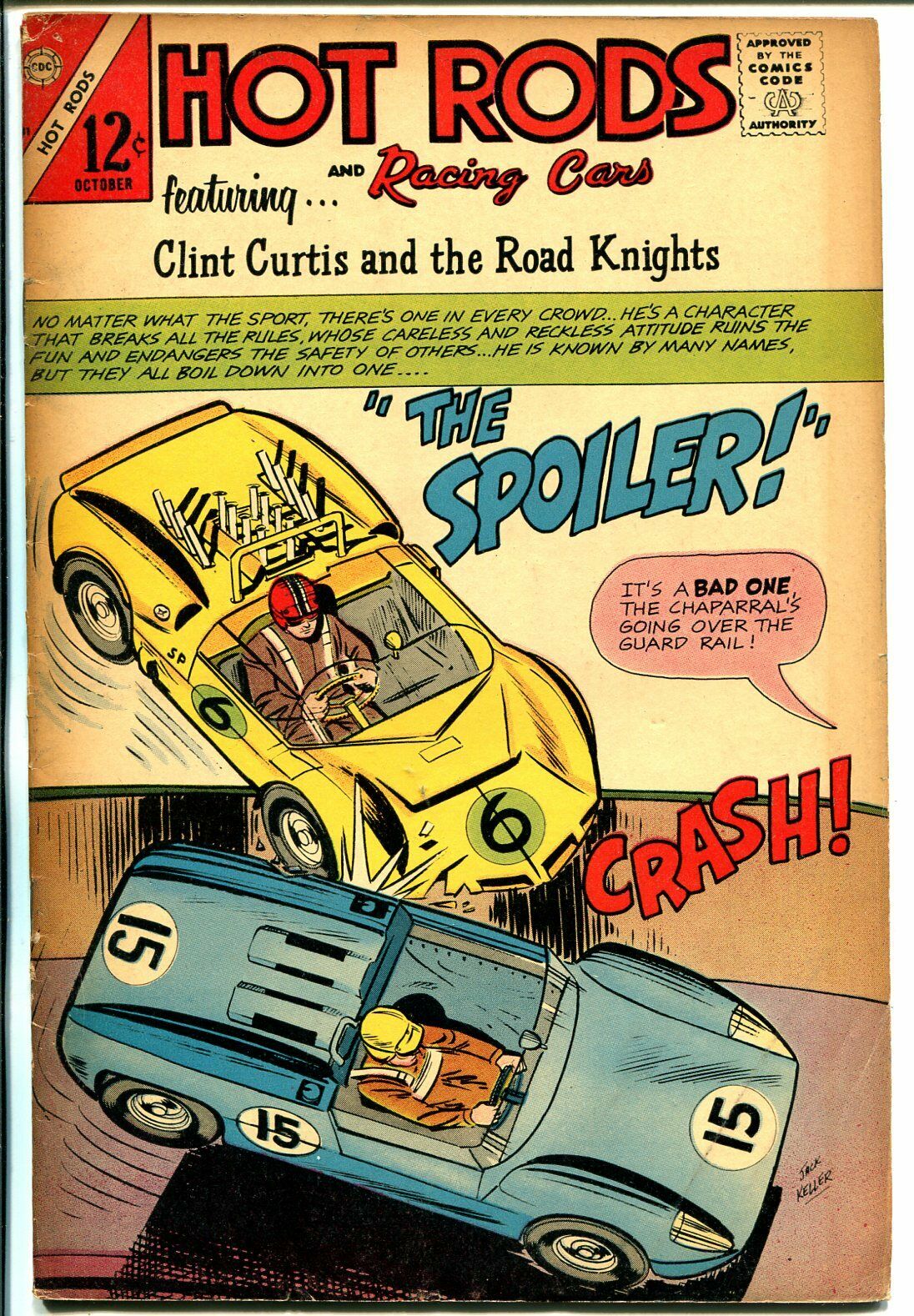 Hot Rods and Racing Cars #81 1966-Charlton-slot cars-drag races-gangs ...