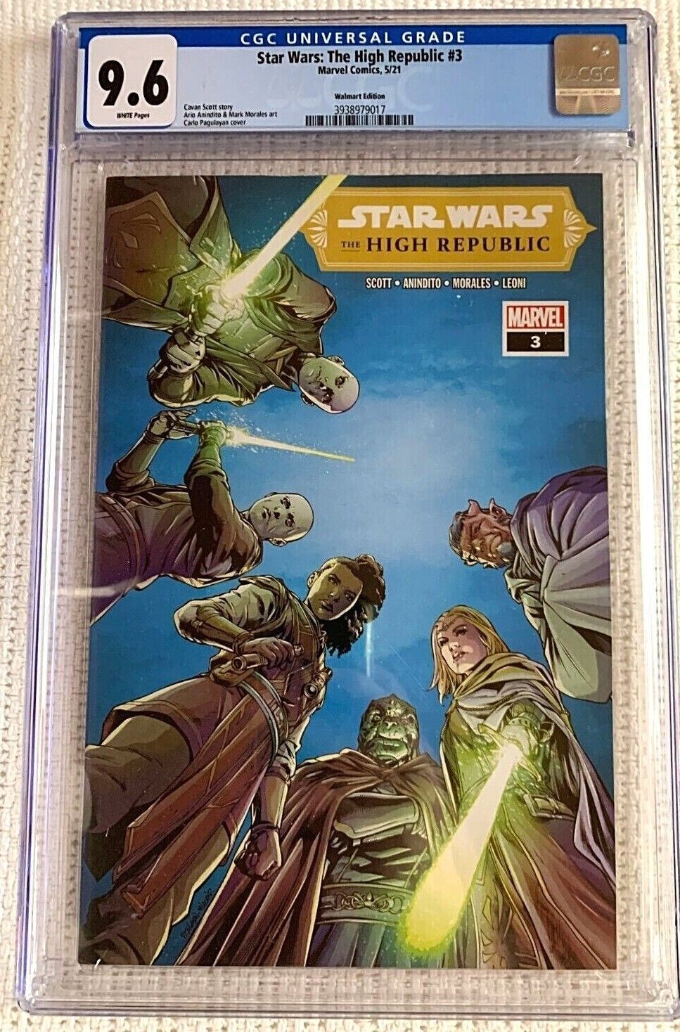 HTF Marvel Star Wars:the High Republic #3 Carlo Pagulayan Walmart ...