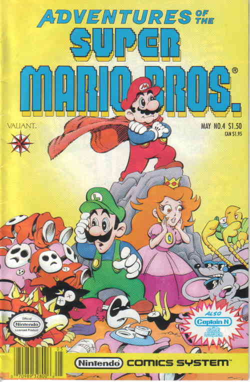 Adventures of the Super Mario Bros. #4 FN ; Valiant | Nintendo | Comic ...