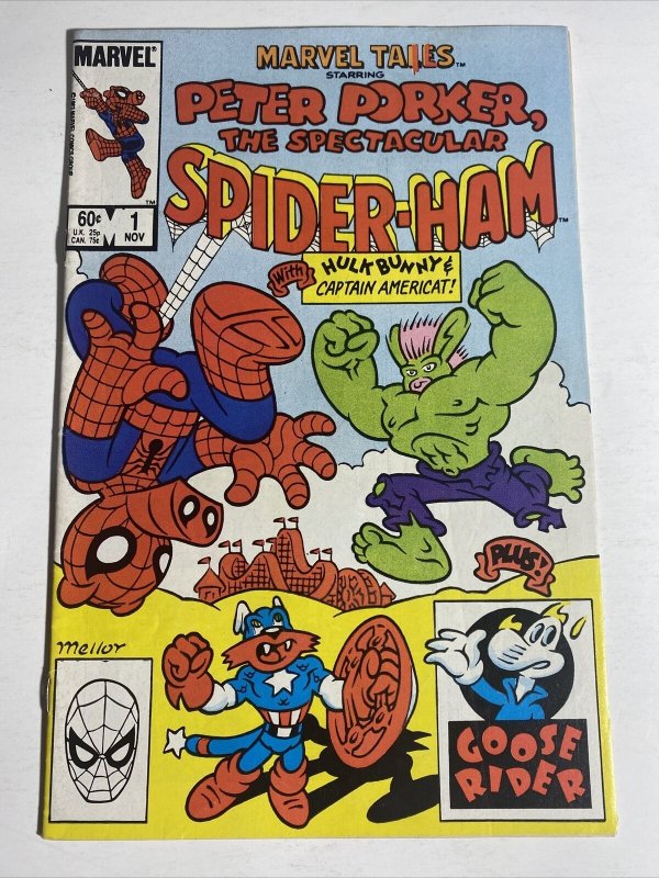 Marvel Tails #1 1983 1st Spider-Ham Needs A Press Across The ...