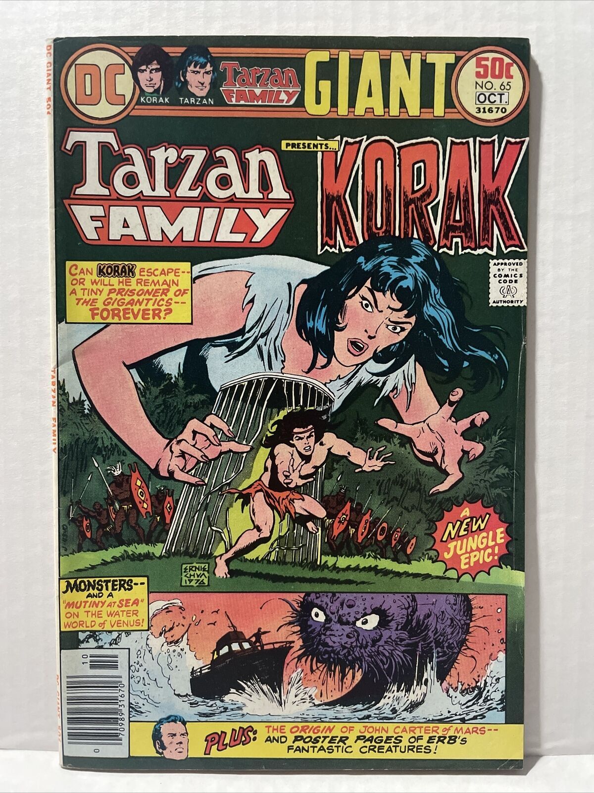 Tarzan Family #65 1976 DC | Comic Books - Bronze Age, DC Comics, Tarzan ...