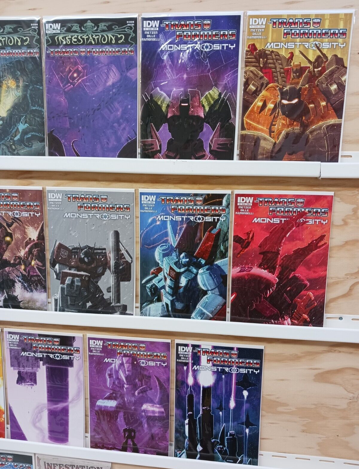 IDW Transformers Monstrosity #1 - 4 + Variants + Infestation 2 #1 - 2 ...