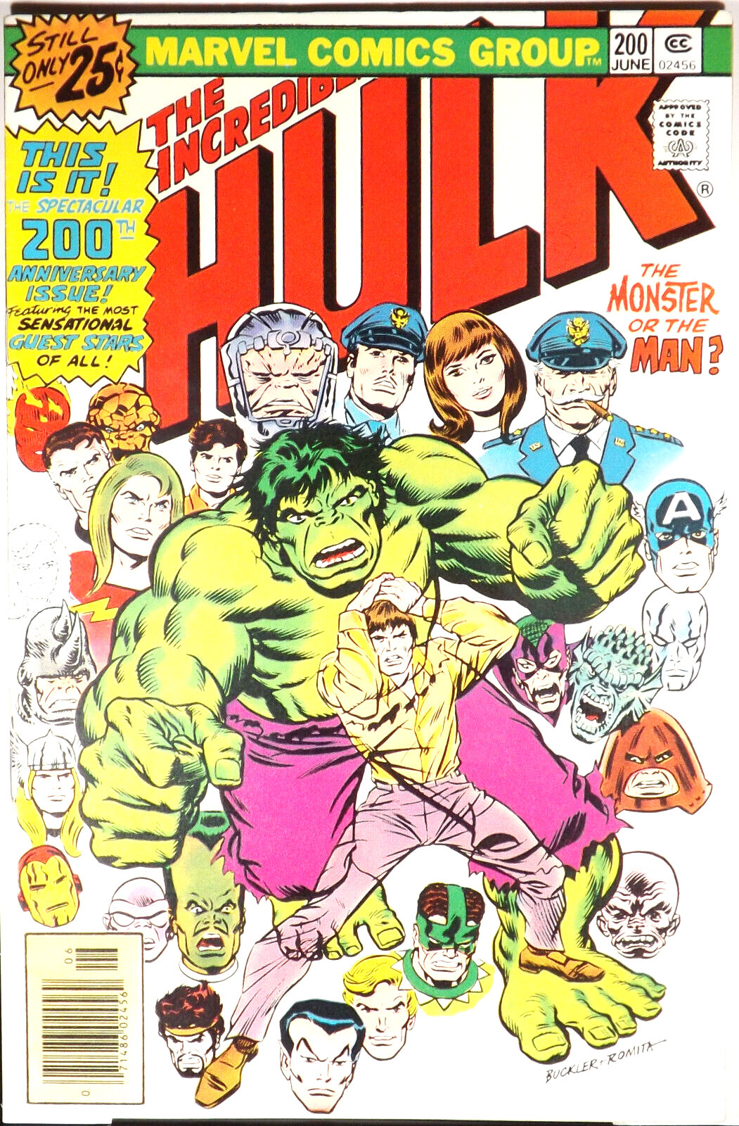 INCREDIBLE HULK #200 NM- 1976 MODOK Abomination Doc Samson Marvel MCU ...