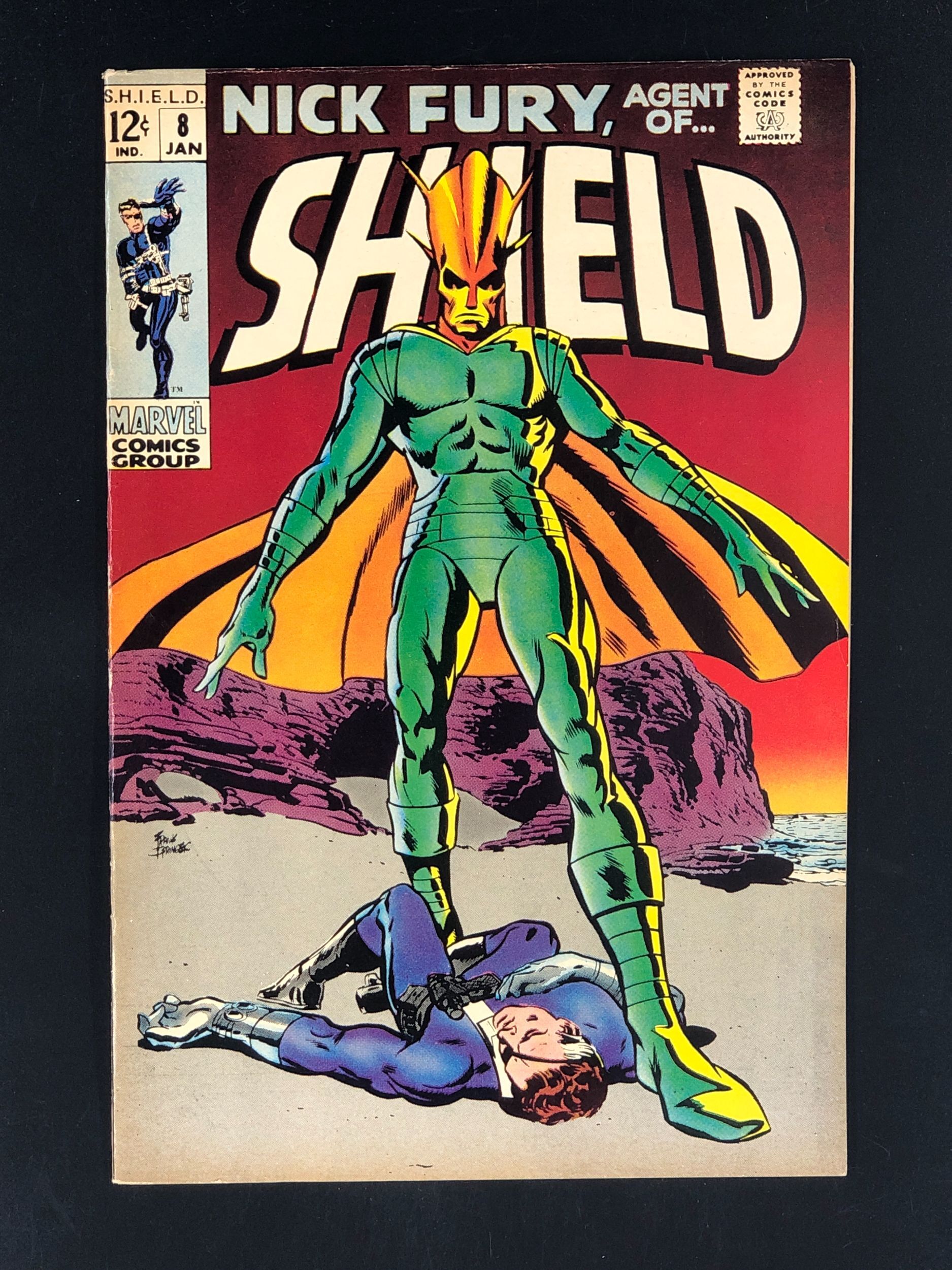 Nick Fury, Agent of SHIELD #8 (1969) VF Frank Springer Cover & Art ...