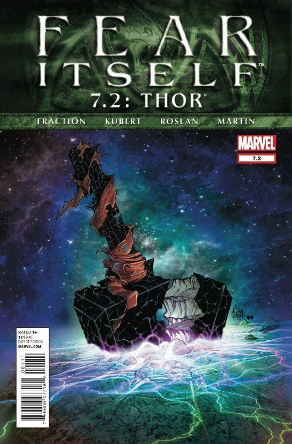 Fear Itself # 7.2: Thor NM Fraction Kubert | Comic Books - Modern Age ...