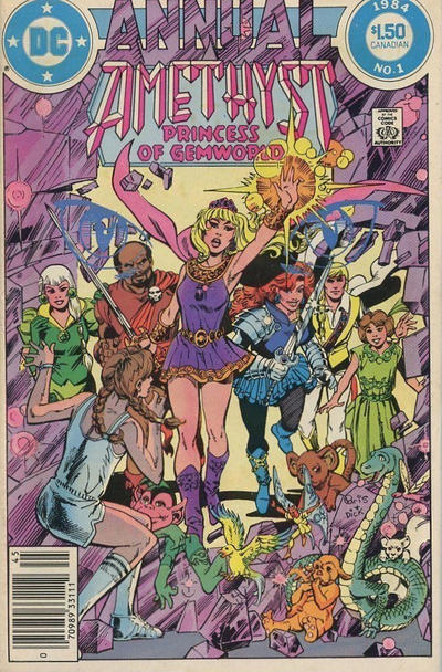 Amethyst, Princess of Gemworld Annual #1 (Newsstand) FN ; DC | Comic ...