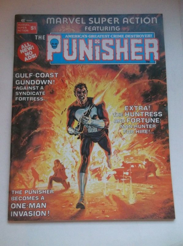 Marvel Super Action #1, Feat: Punisher/Huntress/Dominic Fortune, 1976 ...