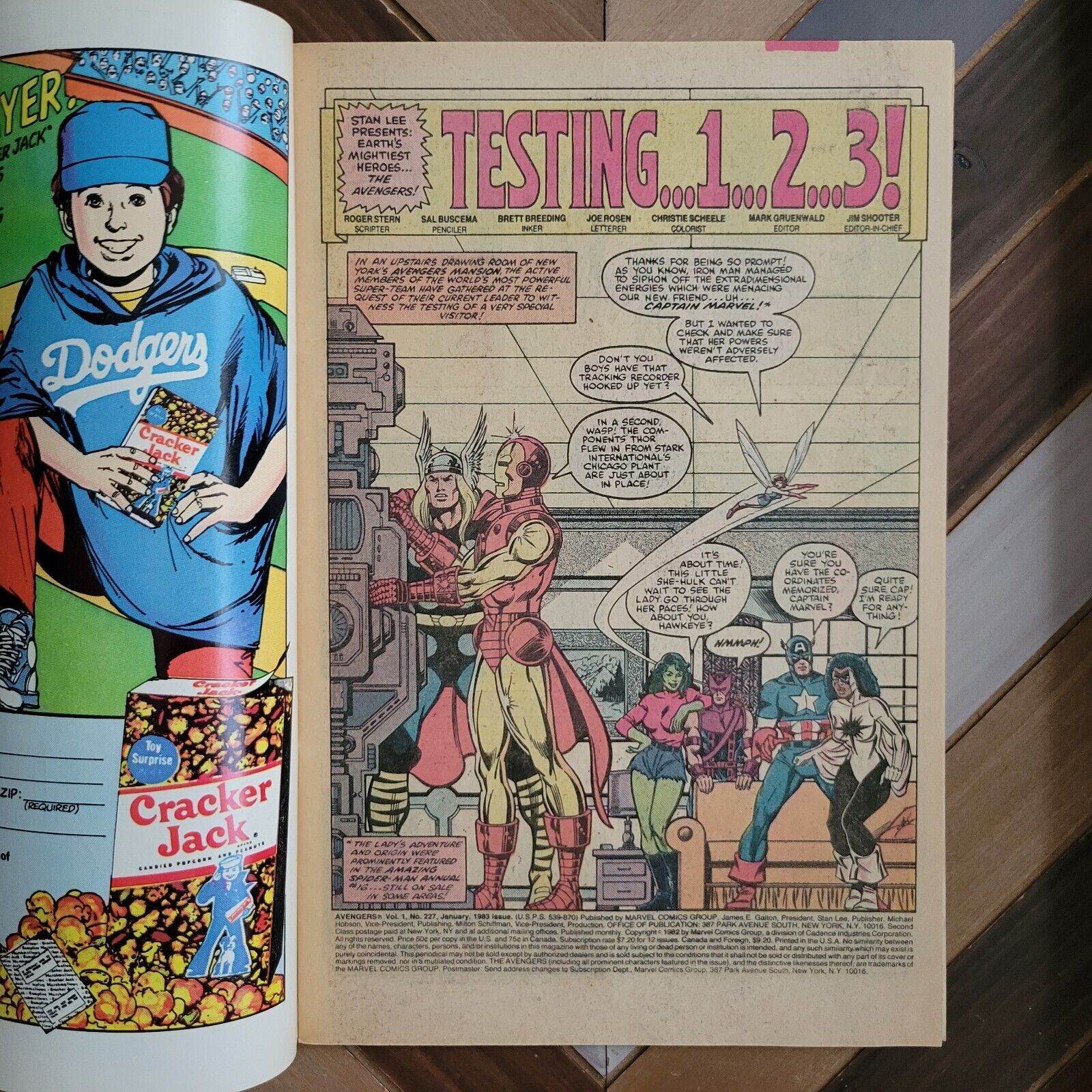 AVENGERS #227 FN (Marvel 1983) Monica Rambeau is the new Captain Marvel ...