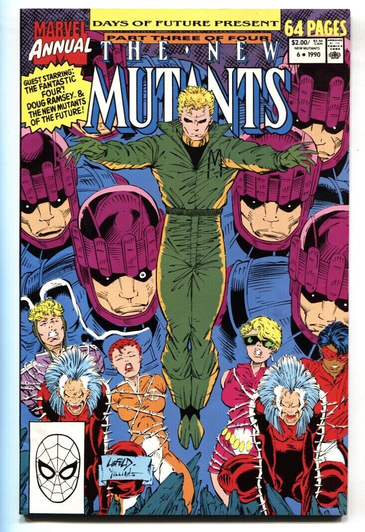 New Mutants Annual #6 1st X-Force comic book 1990 | Comic Books ...