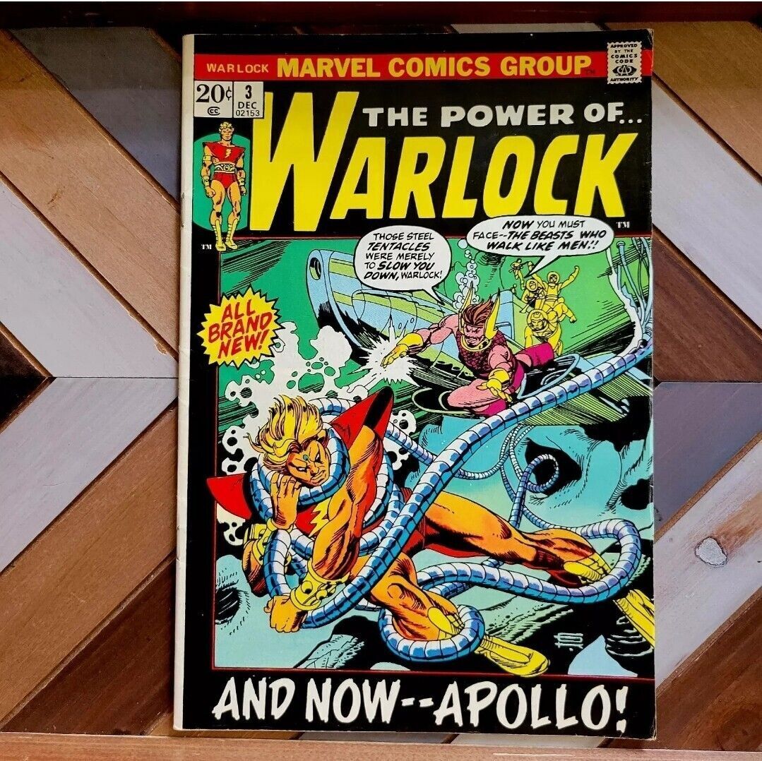Lot of 5 WARLOCK #2, 3, 4, 12, 13 (Marvel 1972-76) 1st TRAX, PIP, 1st ...